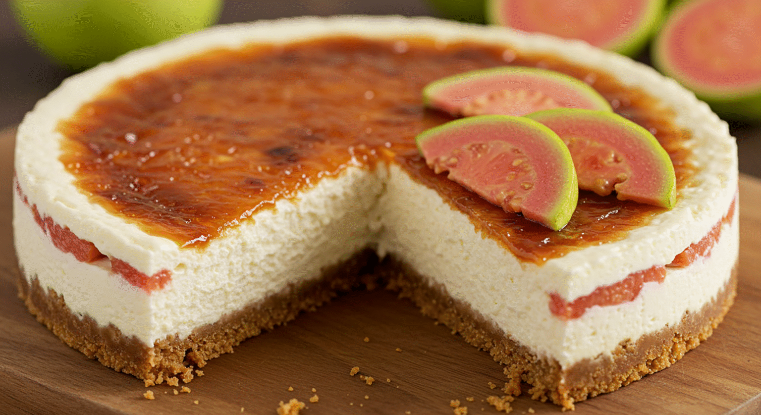 Cheesecake de guayaba y panela sin hornear – Panela Colombia – Pura Energía
